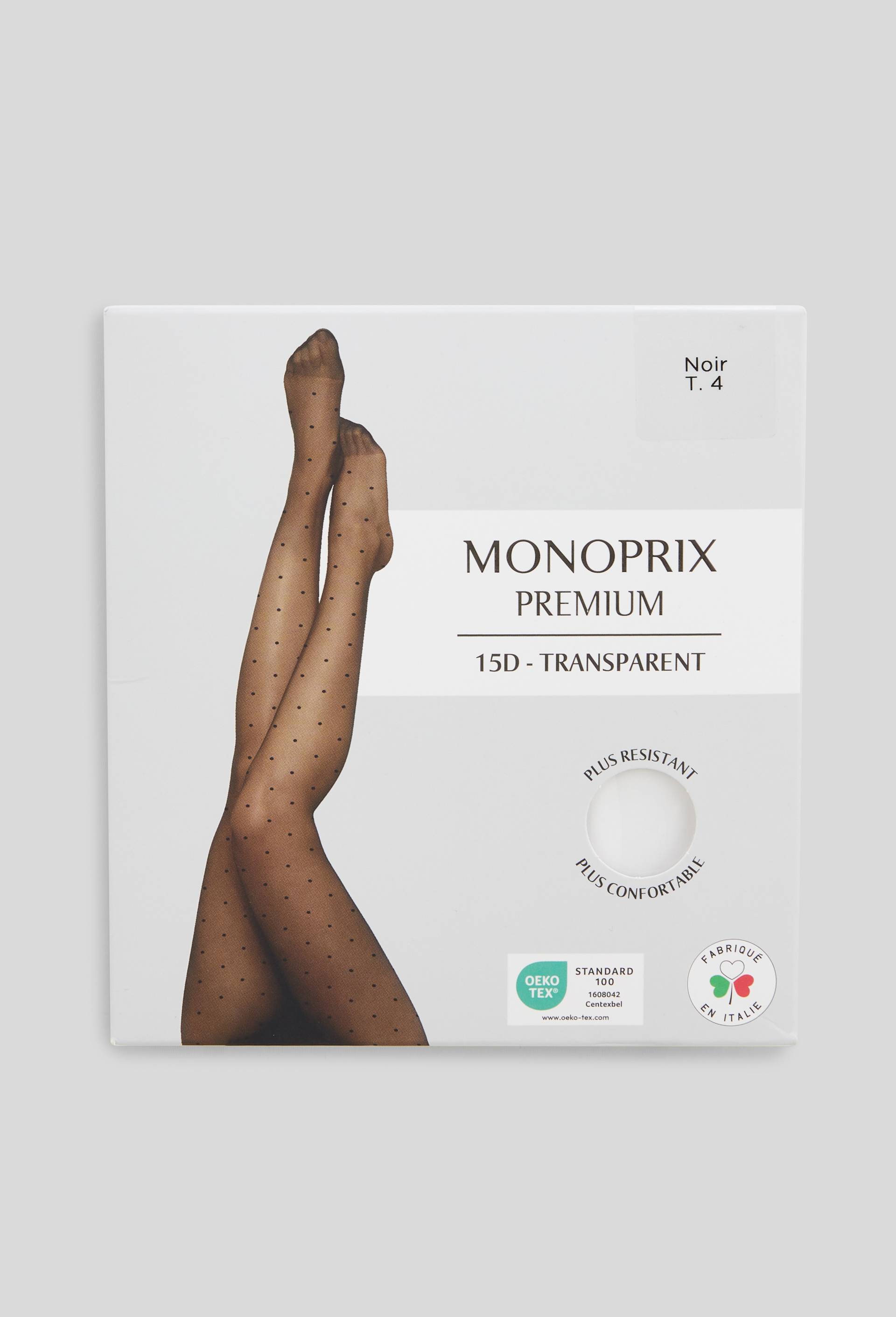 Paire de collants plumetis voile transparent PREMIUM NOIR pour femme ...