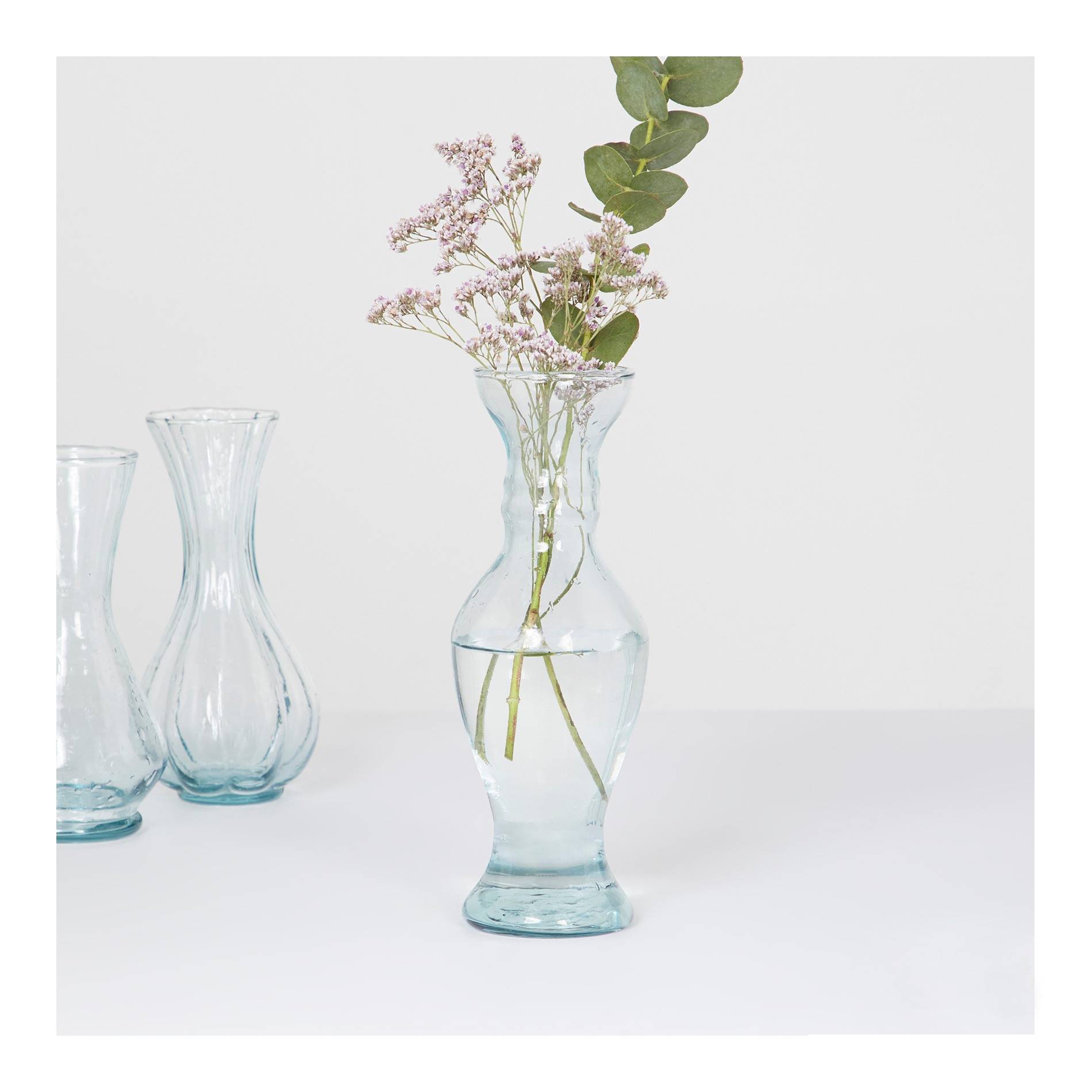 Vase en verre transparent BLANC 0 Monoprix Maison