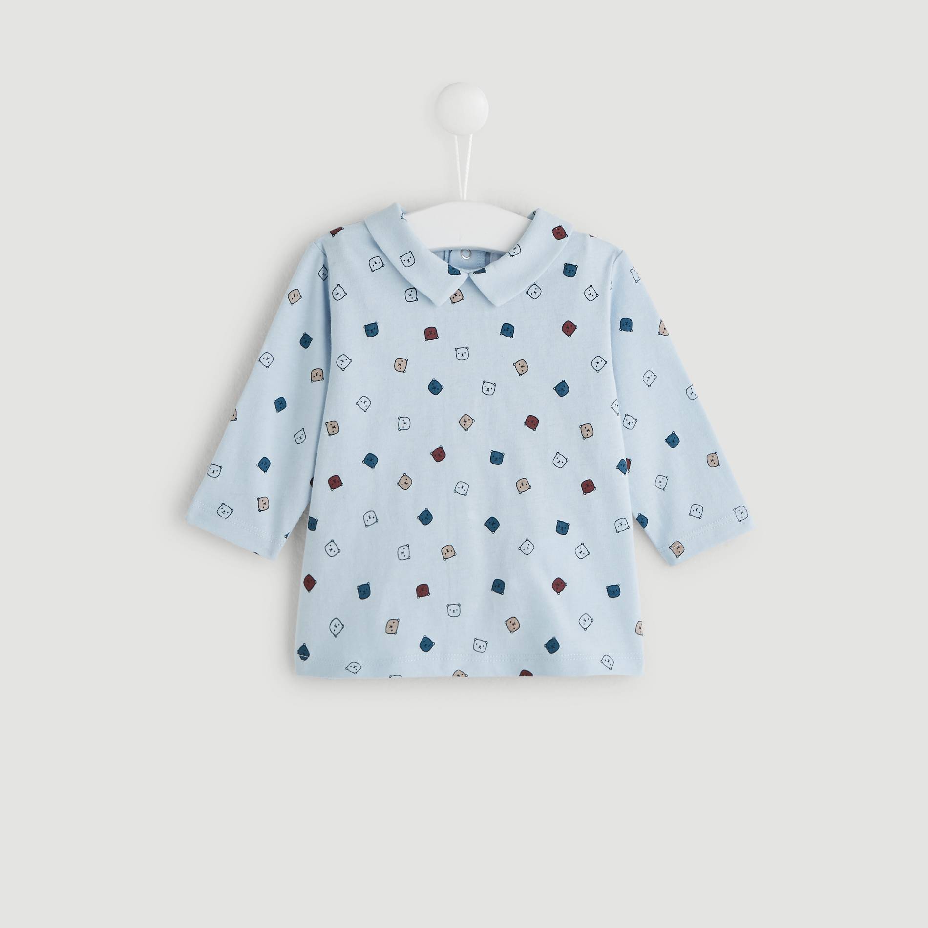 Guimpe - Oeko-Tex ® BLEU 6 pour bébé Bout'Chou