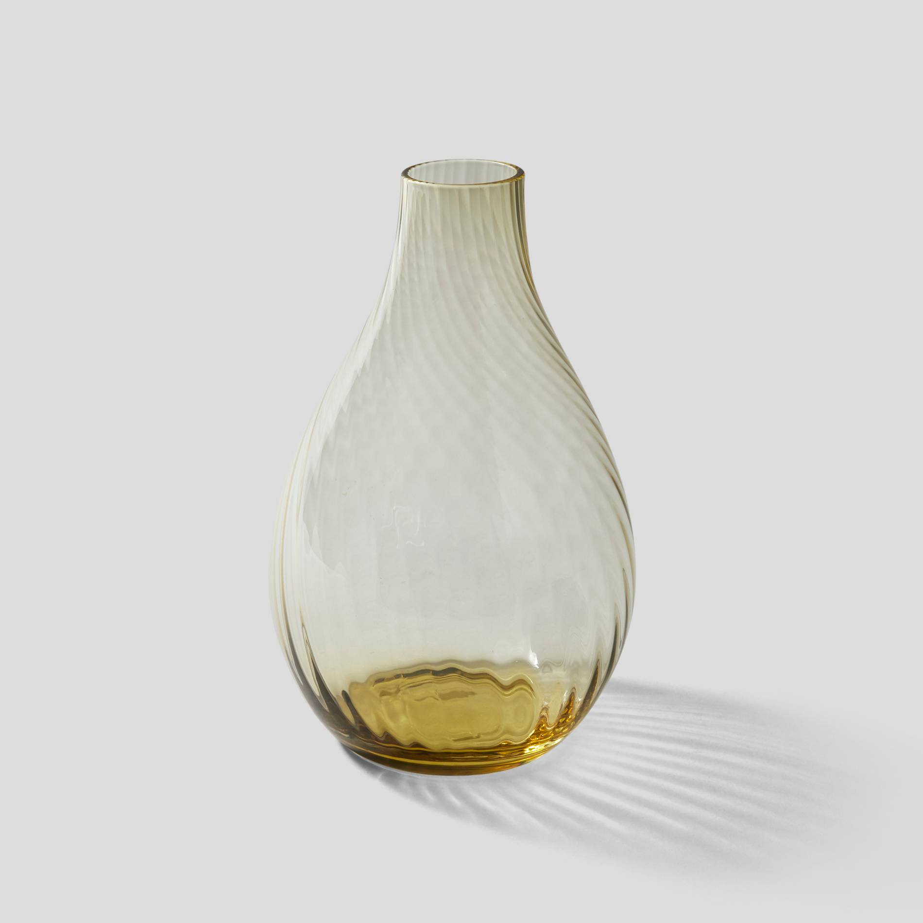 Vase à col en verre BRUN 7 Monoprix Maison