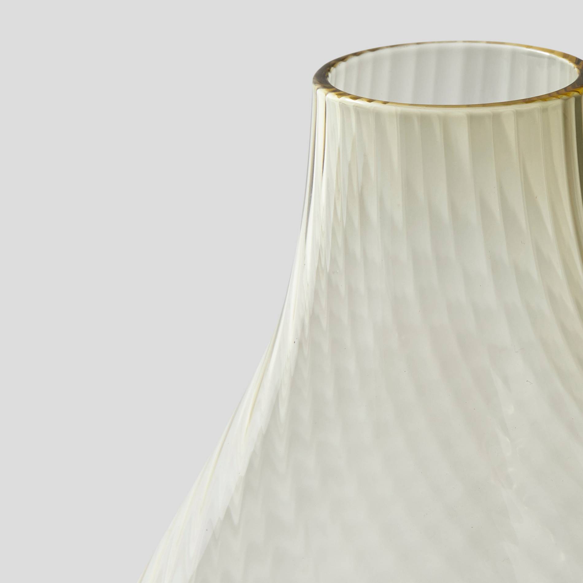 Vase à col en verre BRUN 7 Monoprix Maison