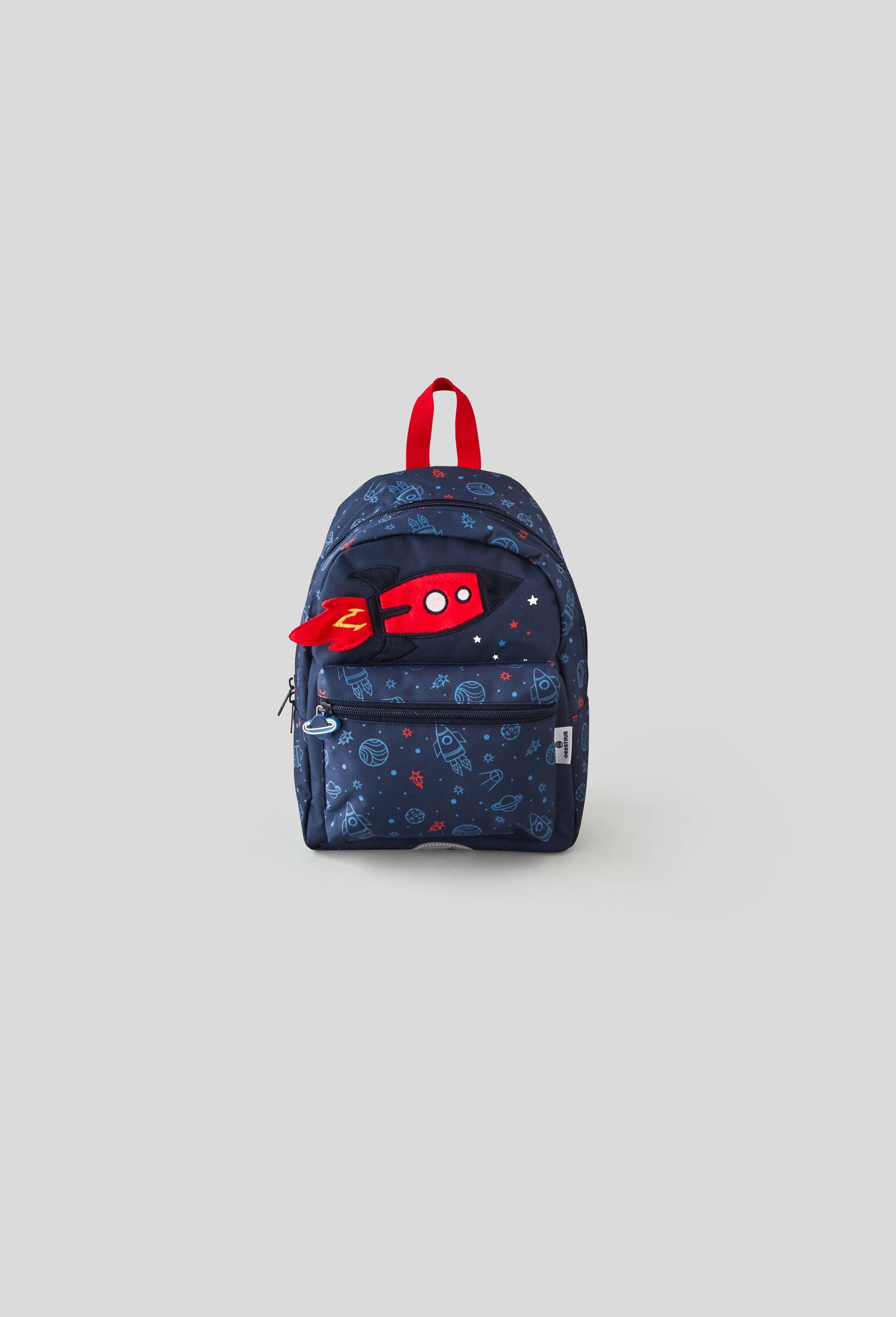 Mini sac à dos fusée, 22 x 12 x 30 cm, polyester BLEU FONCE Oberthur