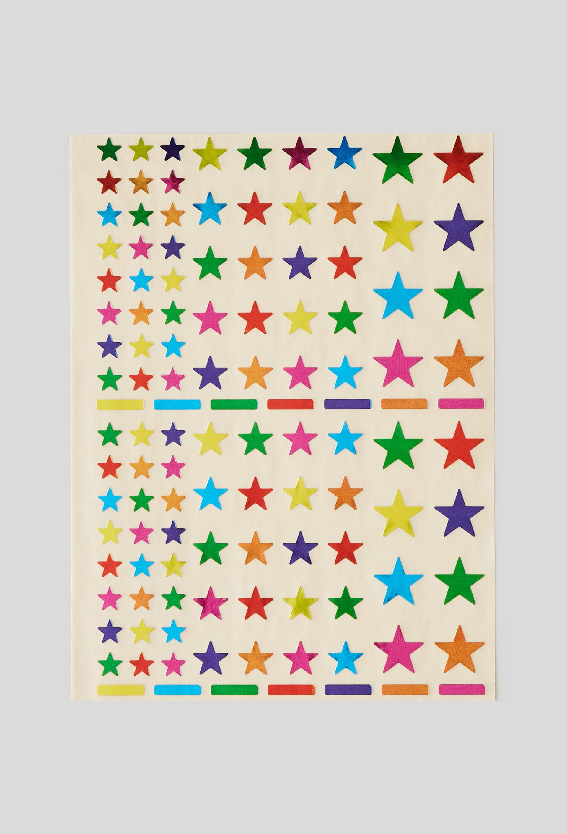 624 Gommettes étoiles ROUGE CLAIR Monoprix Maison