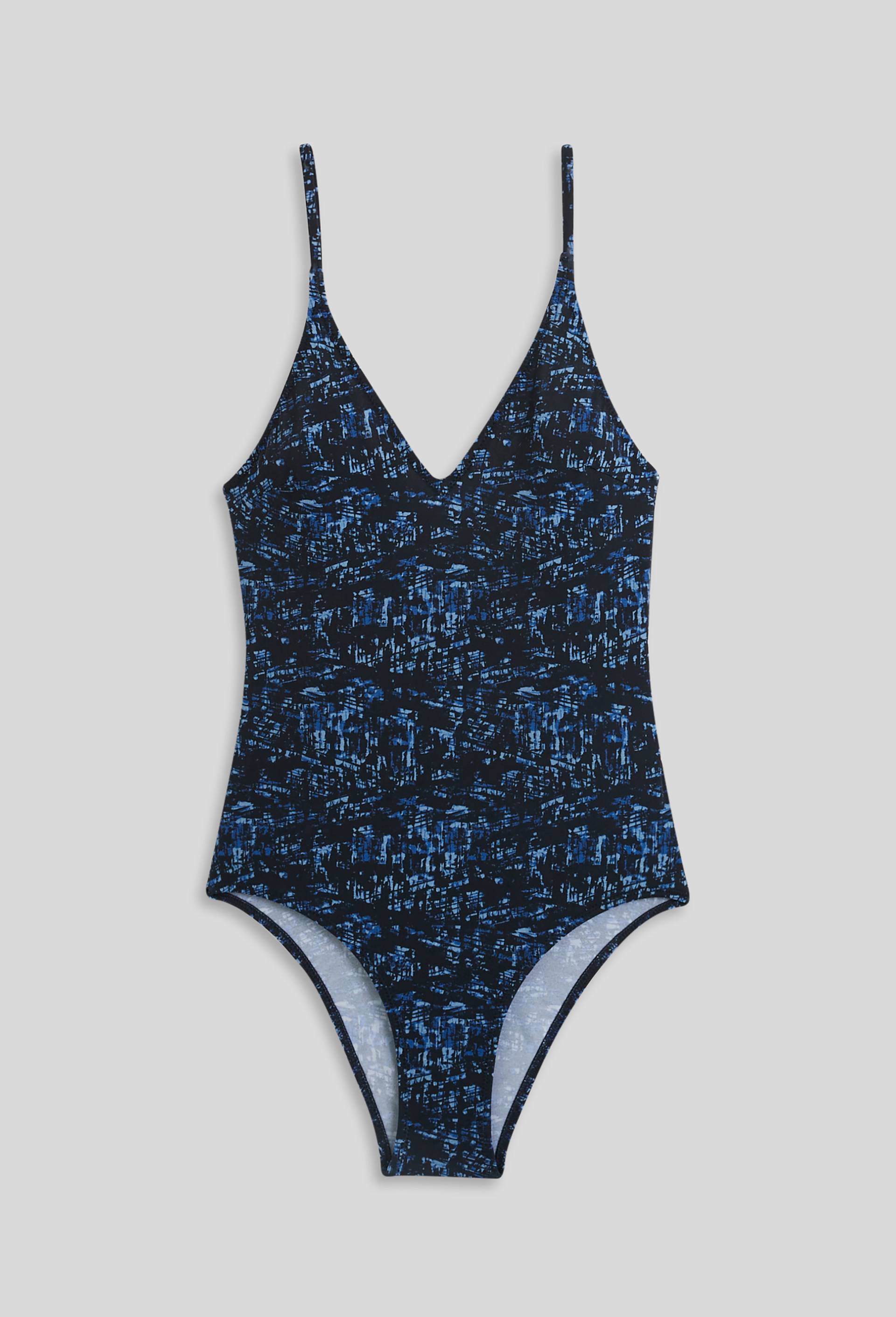 Maillot de bain 1 pièce, Oeko-Tex BLEU FONCE pour femme MONOPRIX FEMME