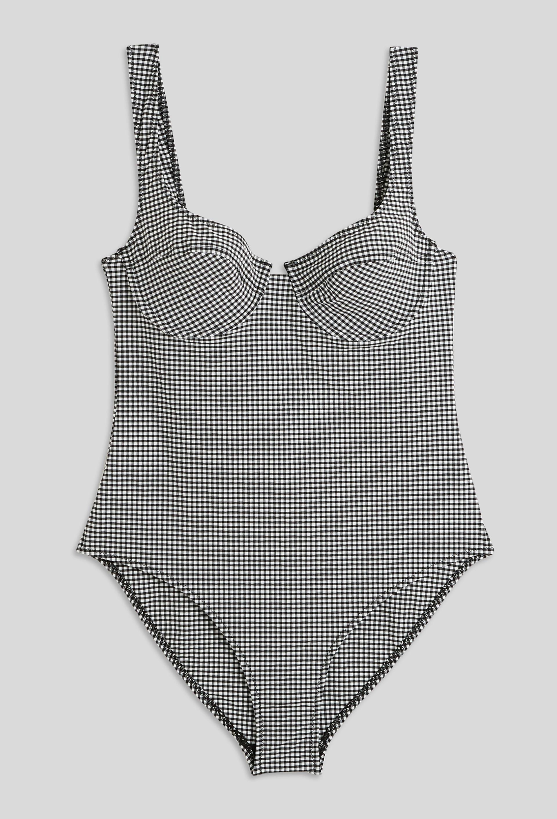 Maillot de bain 1 pièce, Oeko-Tex et matière recyclée NOIR pour femme ...
