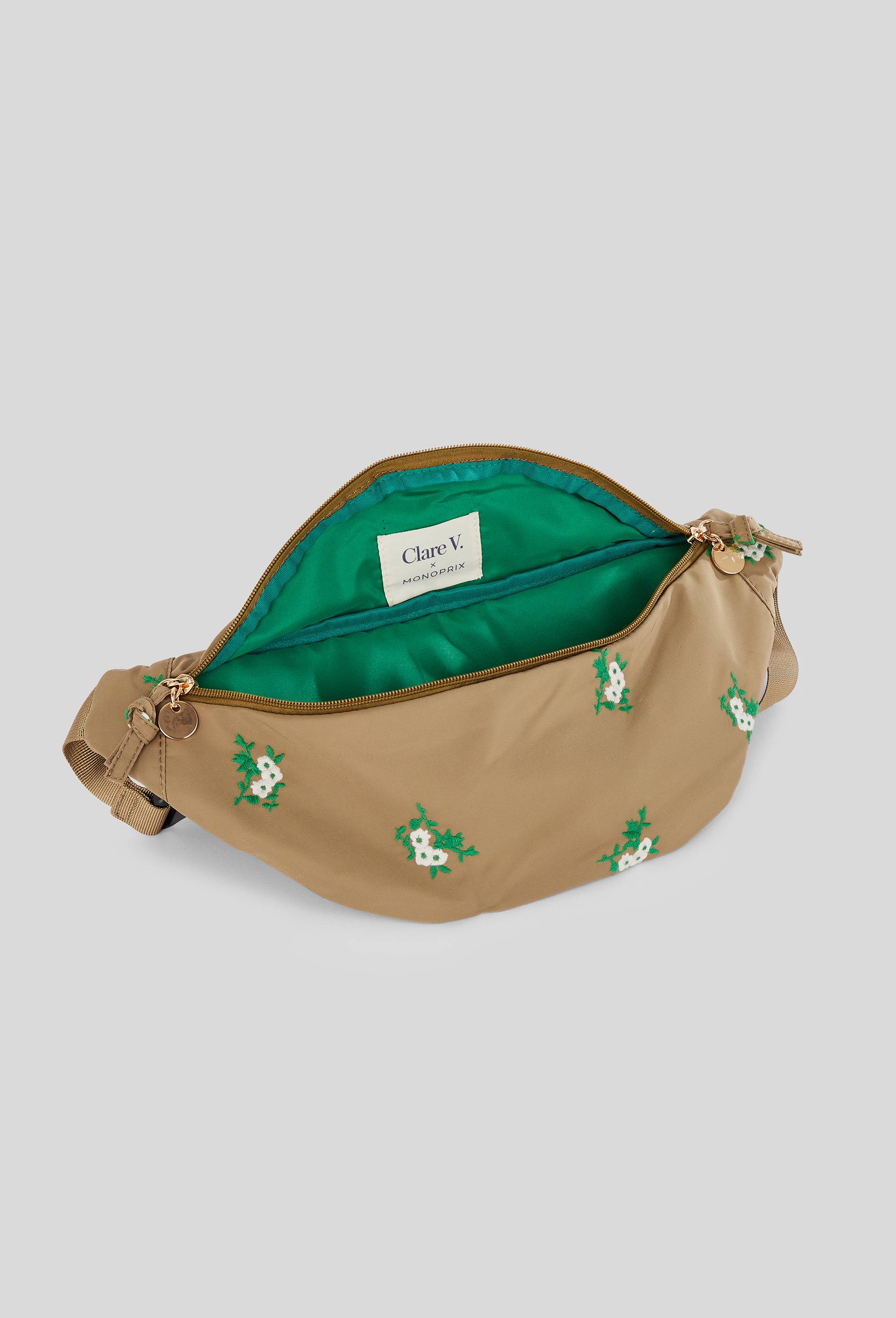 Banane brodée grand modèle - CLARE V X MONOPRIX