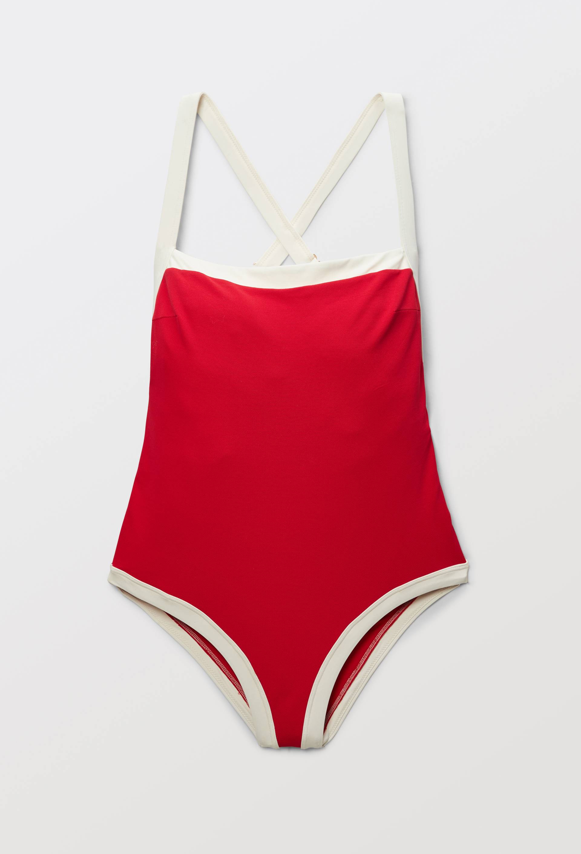 Maillot de bain 1 pièce BRUNE ROUGE pour femme MONOPRIX