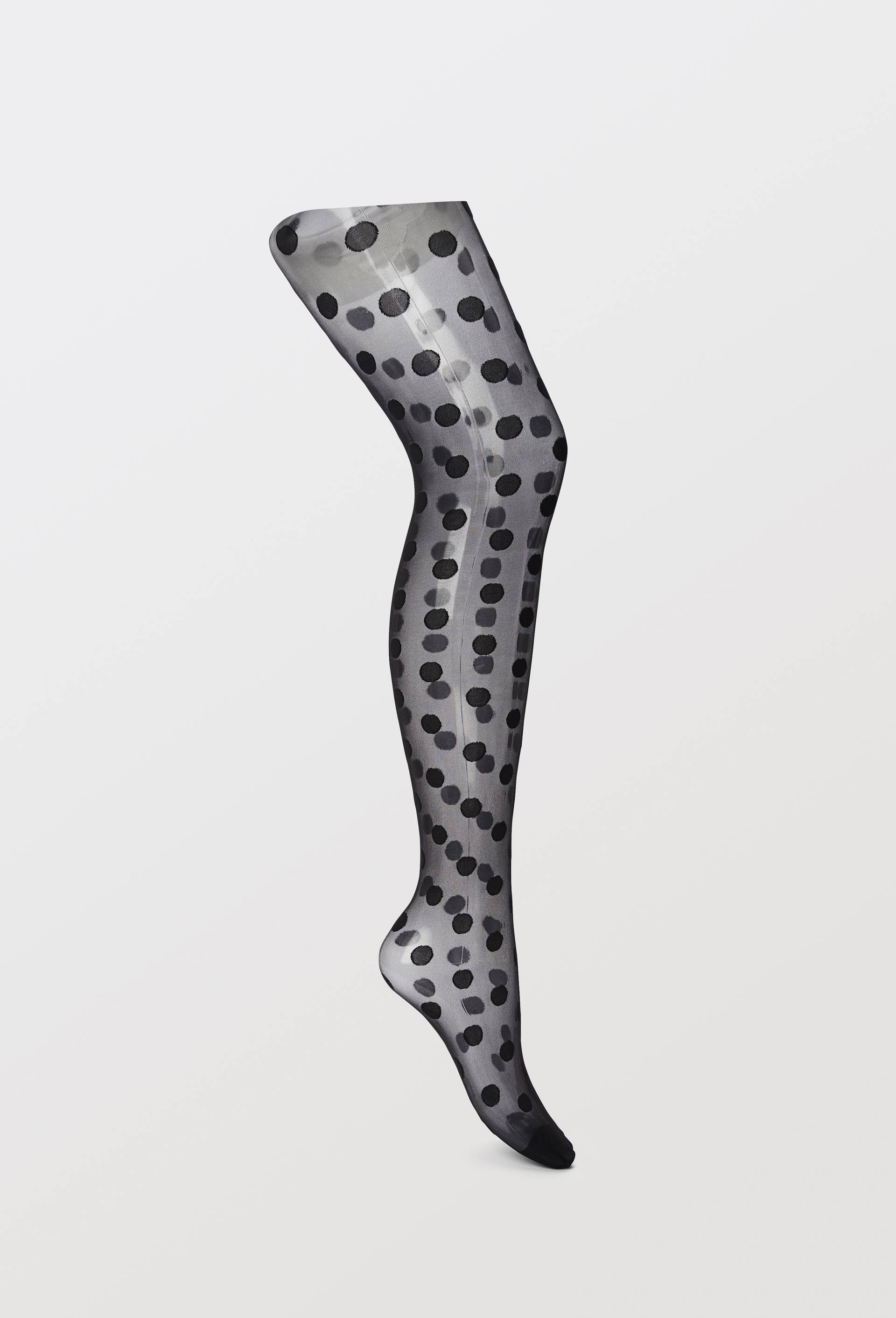 Collant voile fantaisie STYLE DIM NOIR pour femme DIM