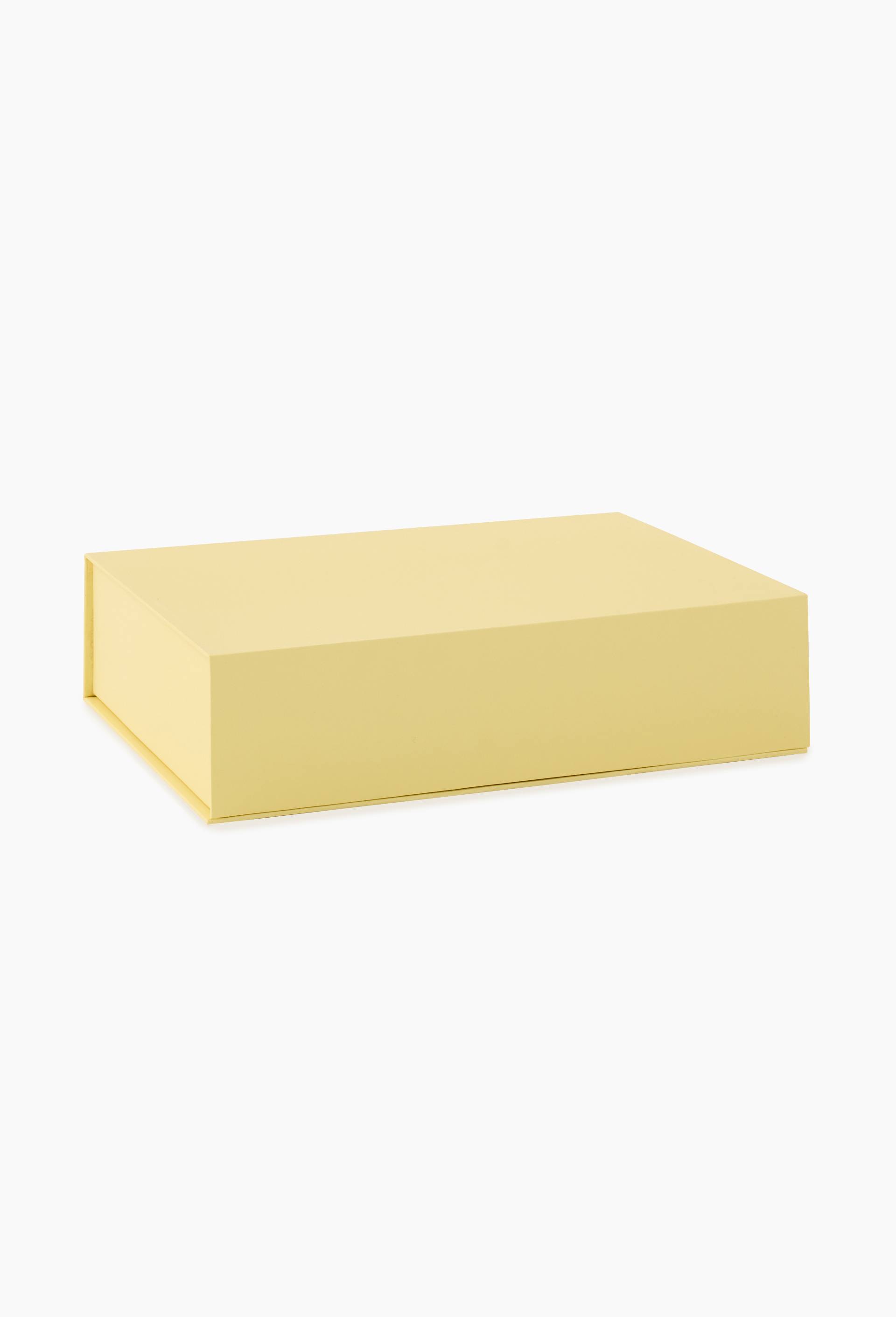 Boite A4 JAUNE CLAIR MONOPRIX