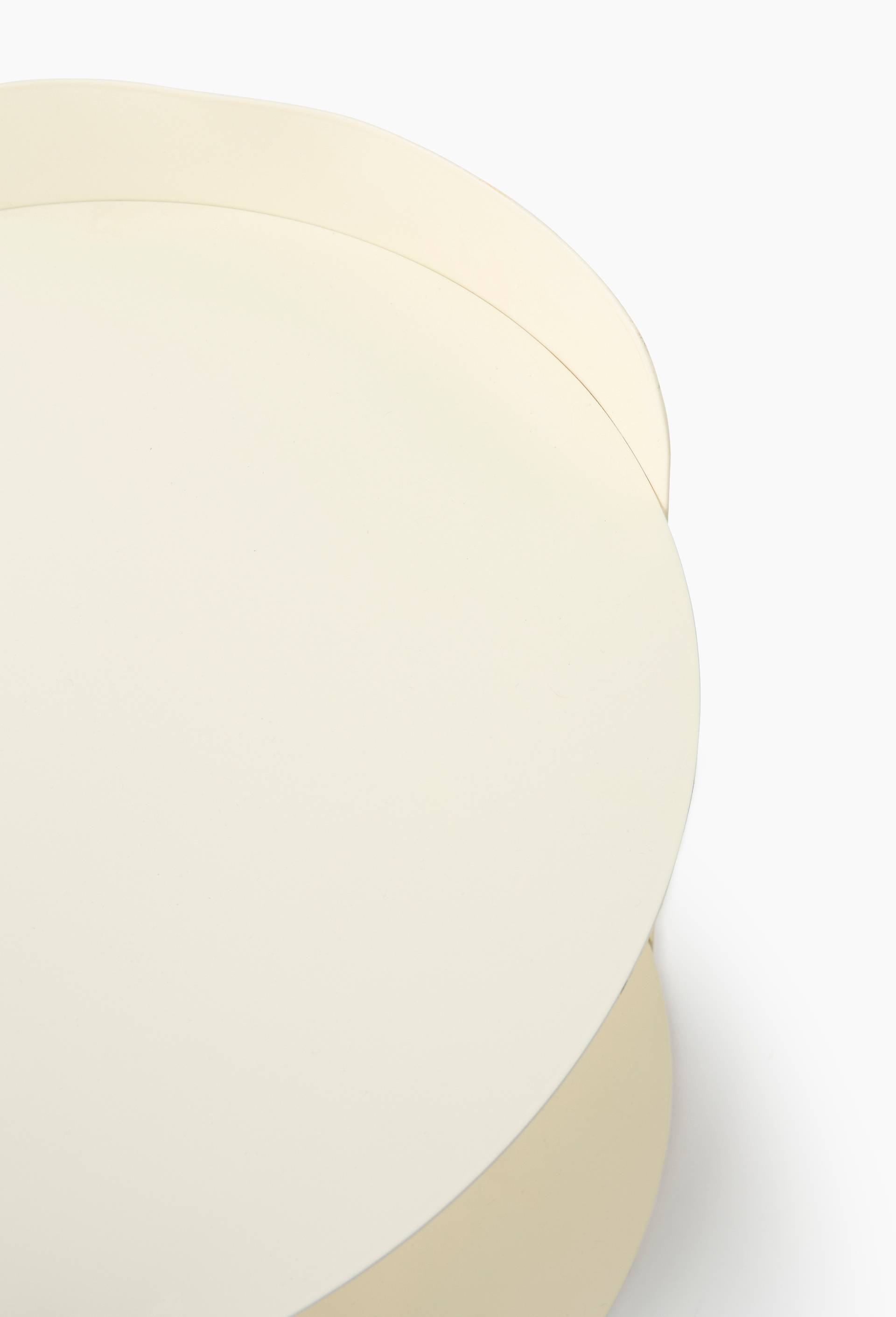 Table ronde fine, 40xH40cm, en métal ORANGE MONOPRIX