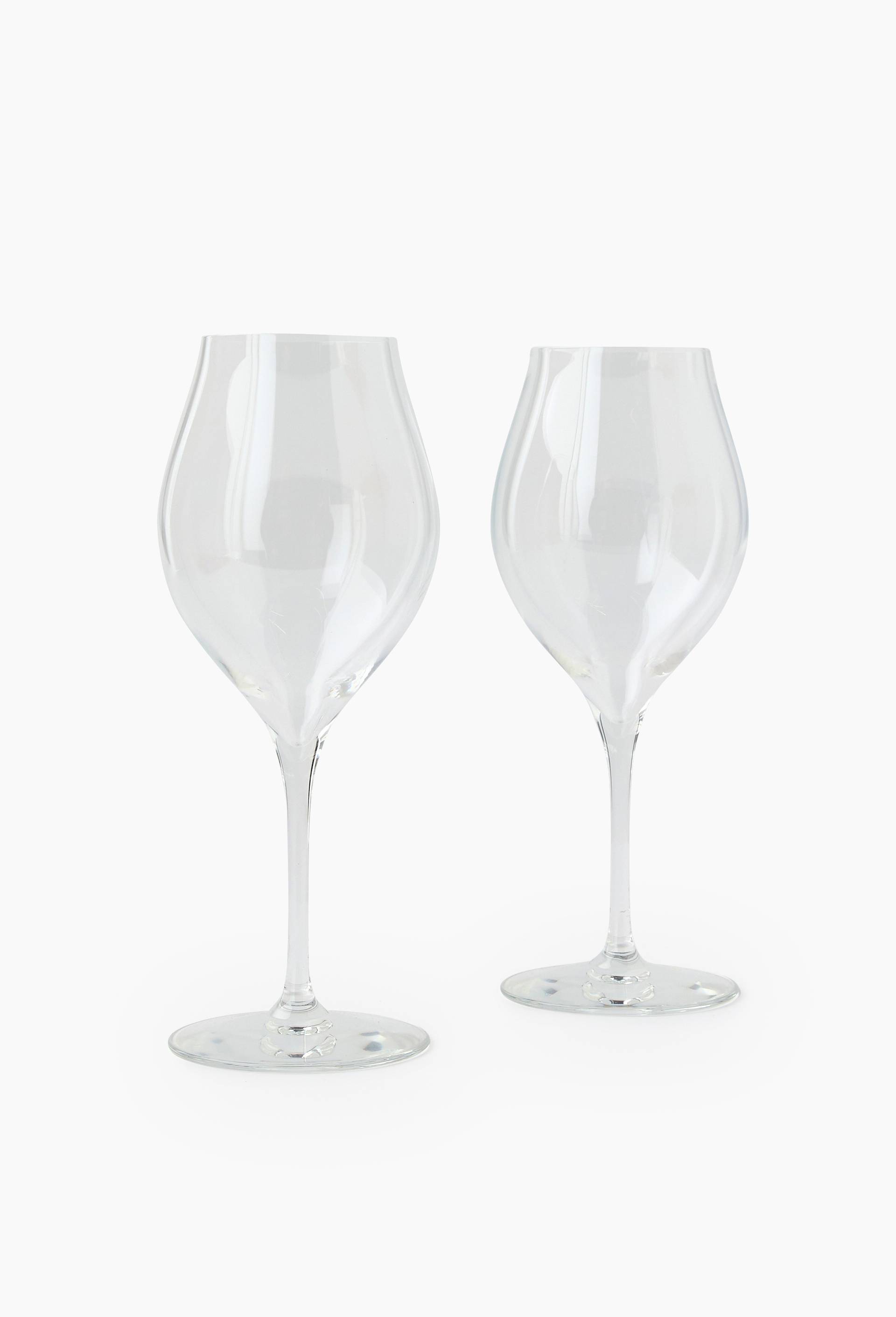 Lot de 2 verre à pied, 47cl TRANSPARENT Marque Nationale