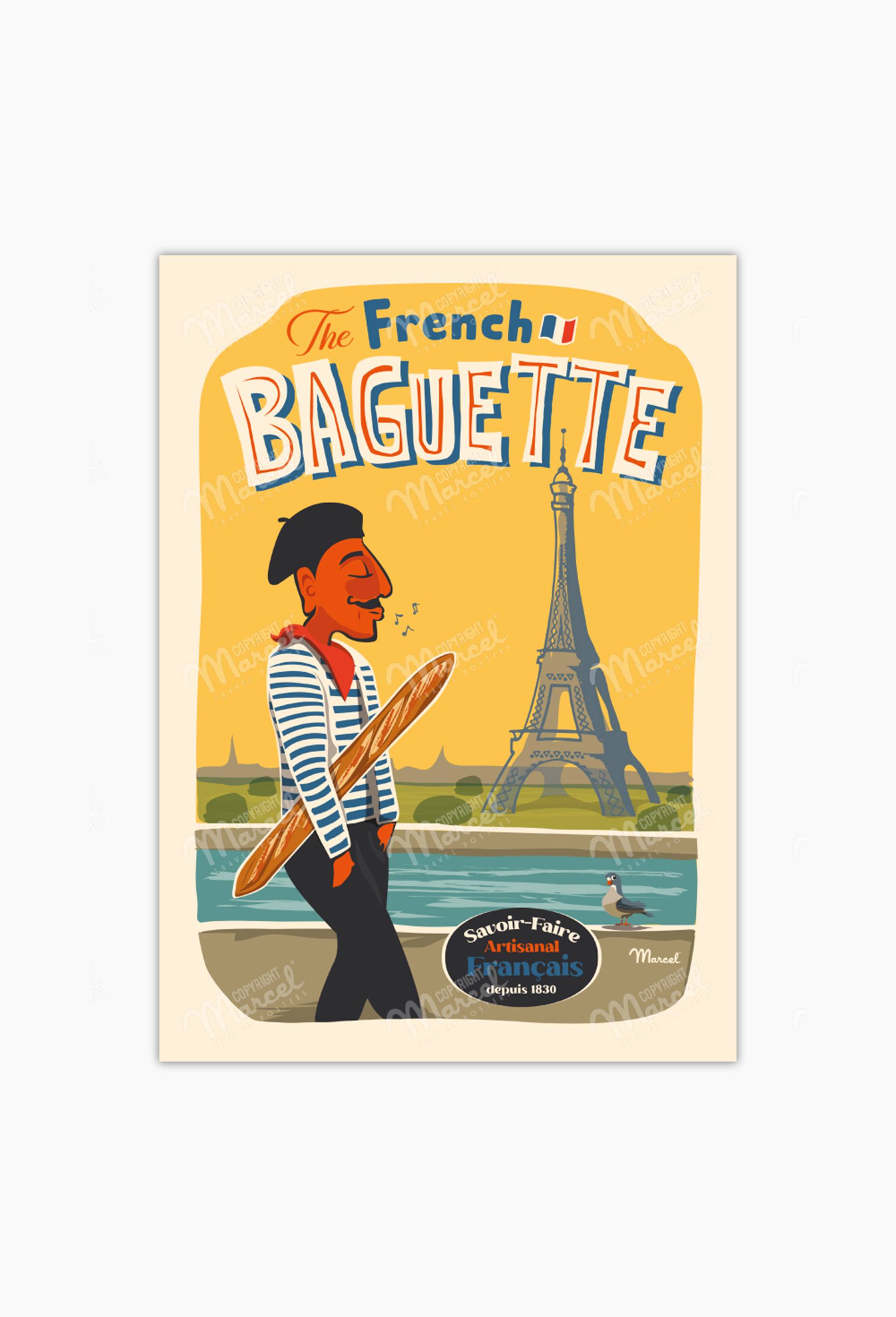 Affiches, 30x40cm - PARIS "Tour Eiffel" MARCEL