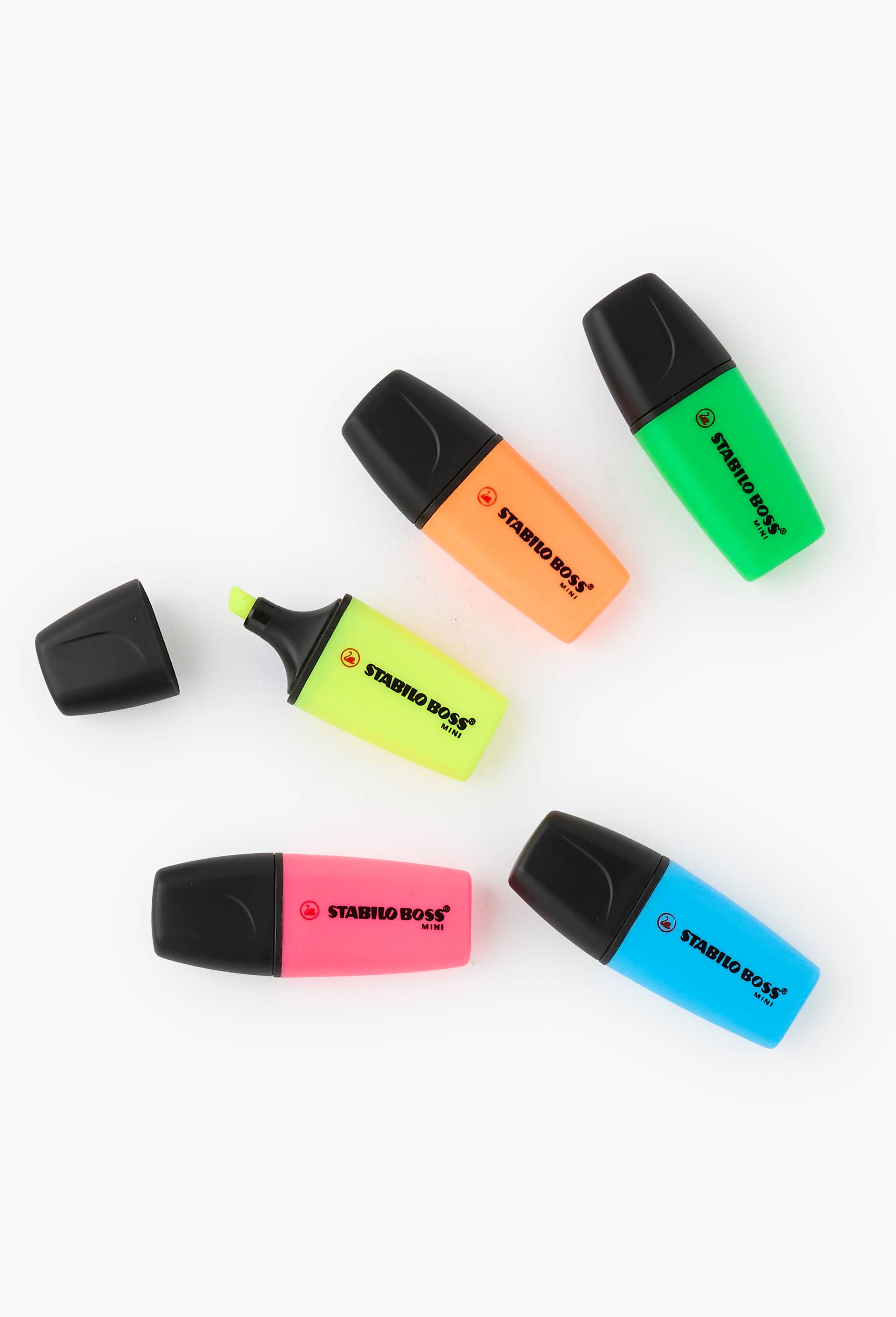 LOT DE 5 MINI STABILO BOSS STABILO