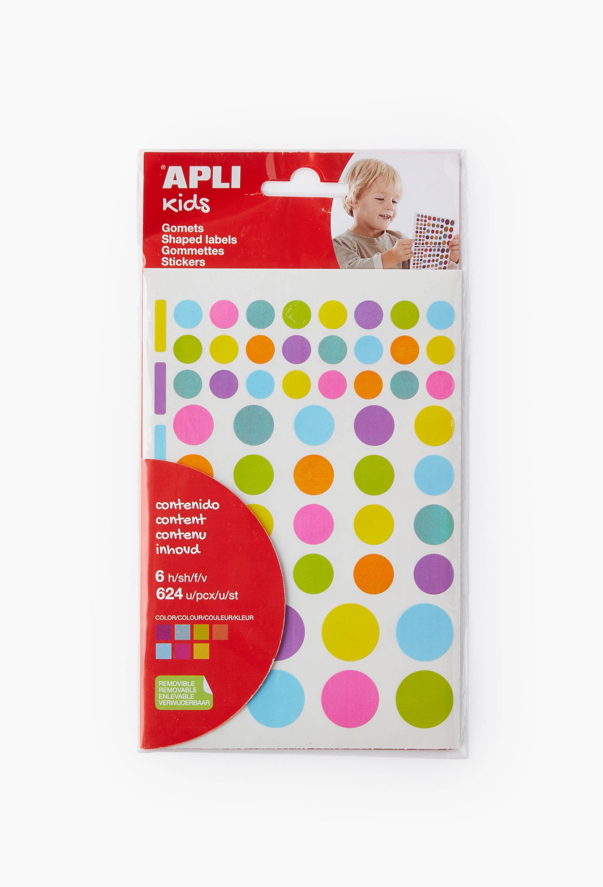 Gommettes rondes APLI