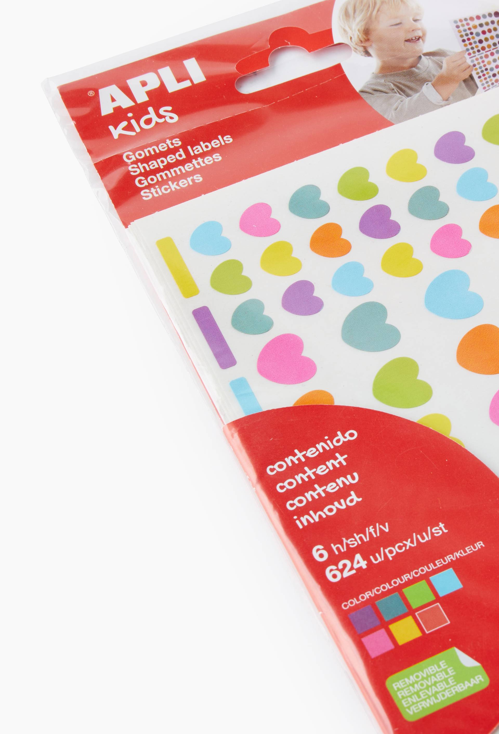 Gommettes coeur APLI